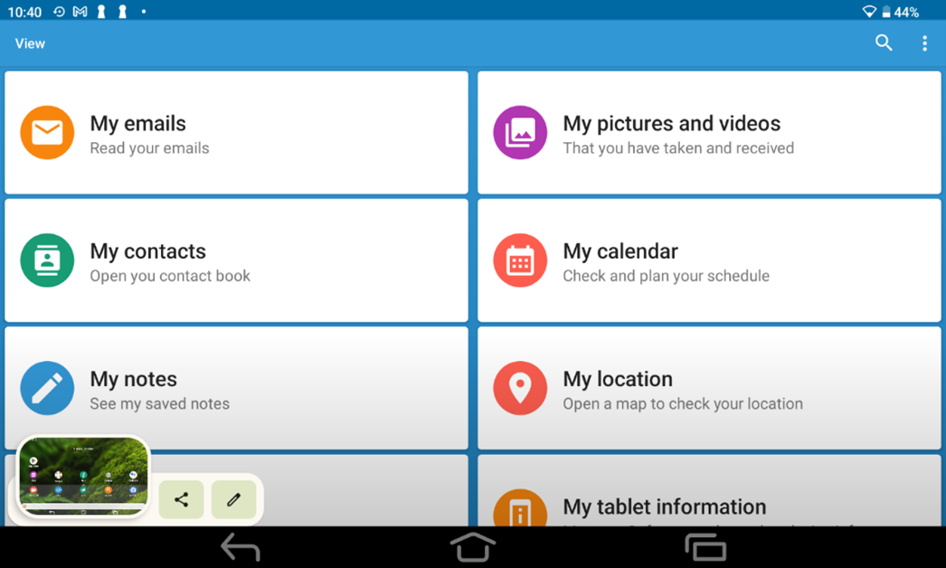 La tablette pour senior de Doro DTO-0410 : pas à la hauteur de son prix