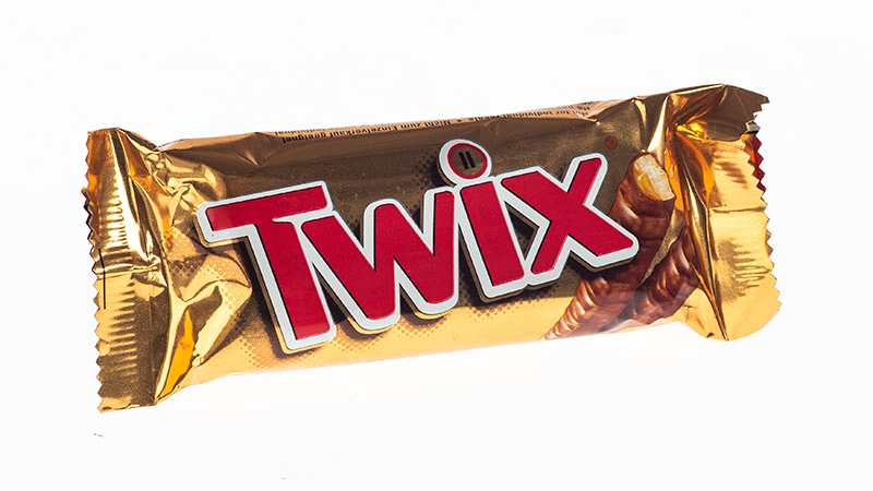 Un Twix, c'est deux barres, et non pas une!
